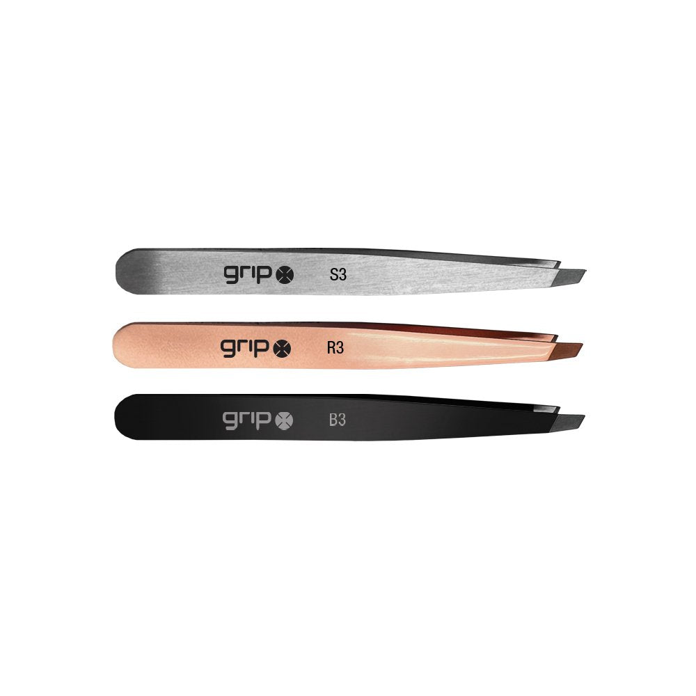 Caron Grip #3 Slanted Tip Claw Tweezers — Beauty Supply Group