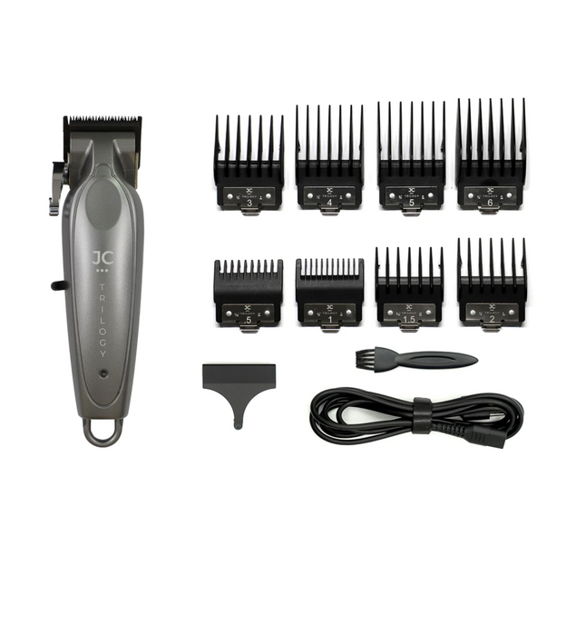 Global Scissors JC Trilogy Cordless Clipper - Silver — Beauty Supply Group